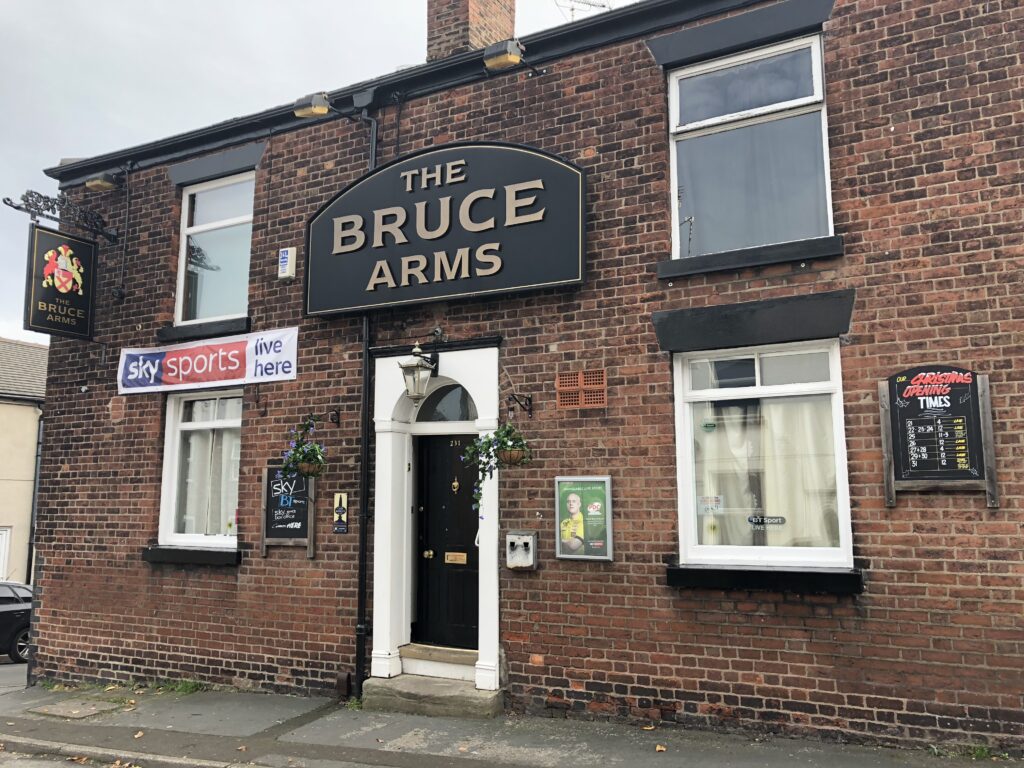 About – The Bruce Arms, Macclesfield